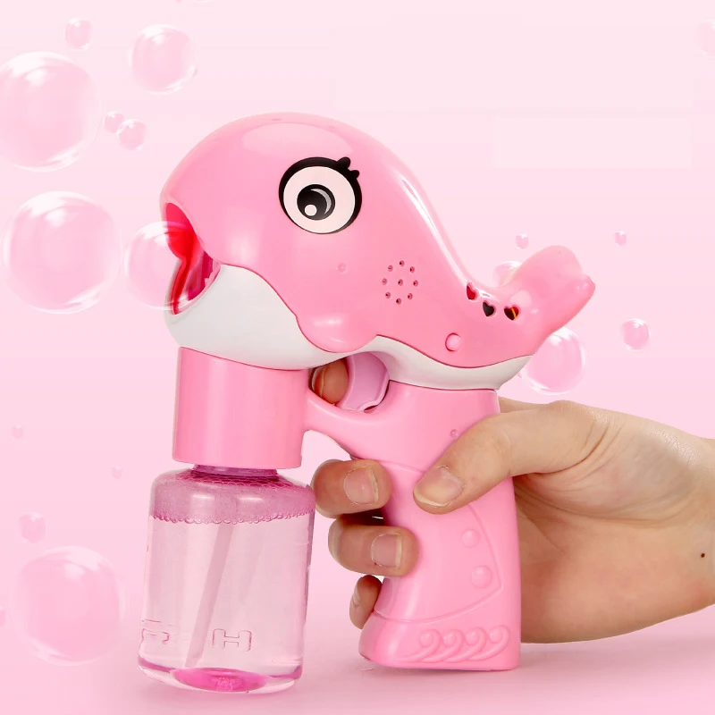 Whale Toys Fully automatic outdoors blow bubbles Bubble gun Electricity ...