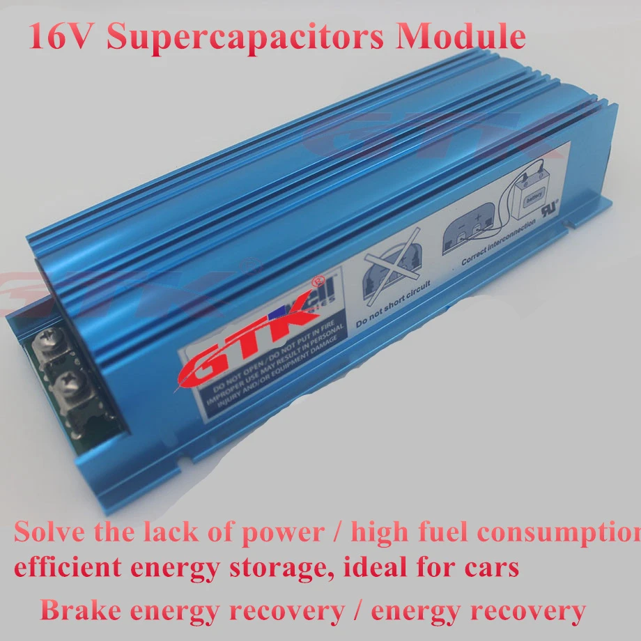 16V 58F Supercapacitors Module Start Power Motor Super Farad Capacitor ...