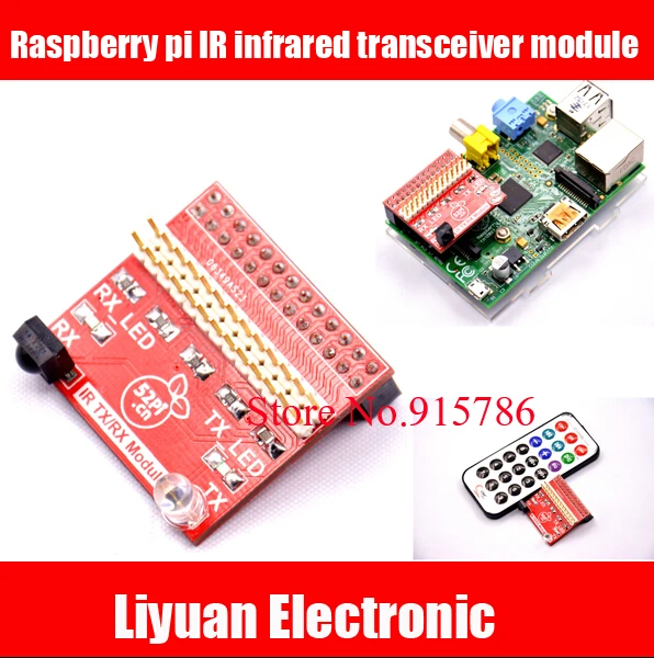 Raspberry pi IR infrared transceiver sensor module / GPIO expansion ...
