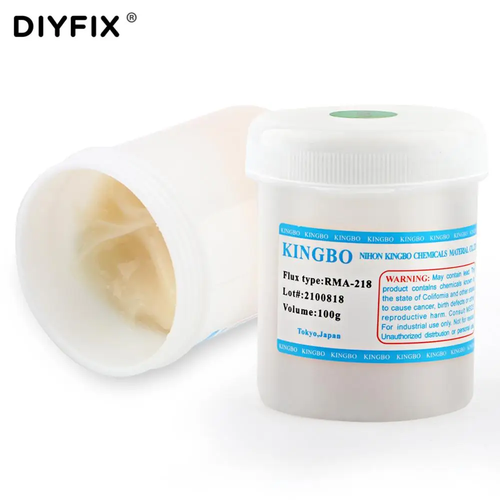 Diyfix kingbo visual bga fluxo de solda, pasta de solda para smt ...