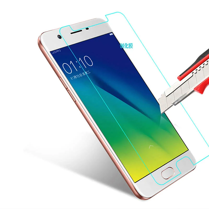 Pushingbest Full Cover Tempered Glass For Oppo R13 Full Coverage Silk ...