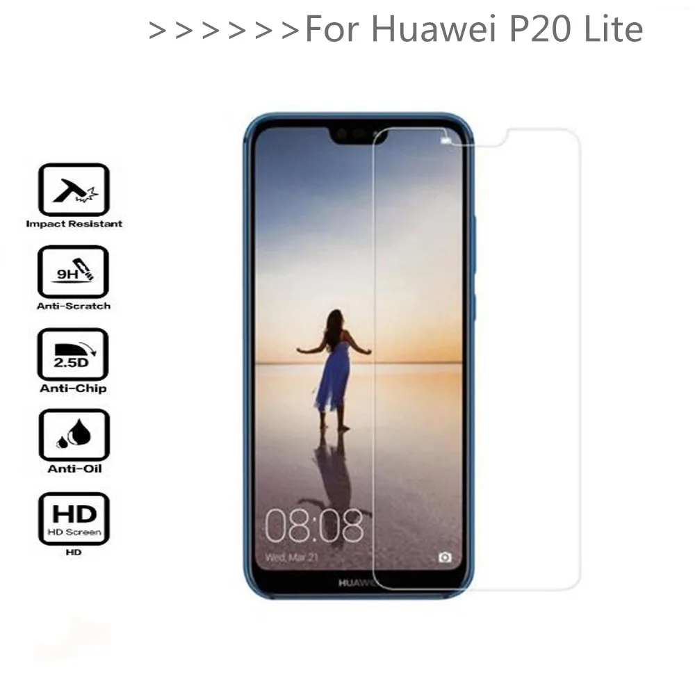 Huawei P20 Lite Glass Tempered Glass For Huawei P20 Lite Screen ...