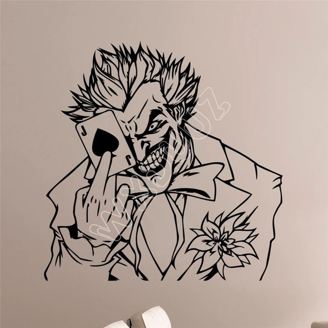 Buy Wxduuz Joker Wall Decal Comics Superhero Vinyl