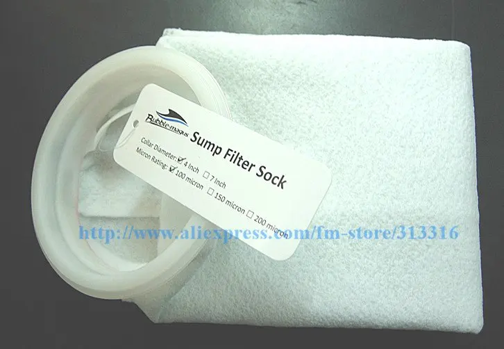 Free shopping,1PCS 4inch,100 mincron Filter Sock Felt Sump,Filter bags ...