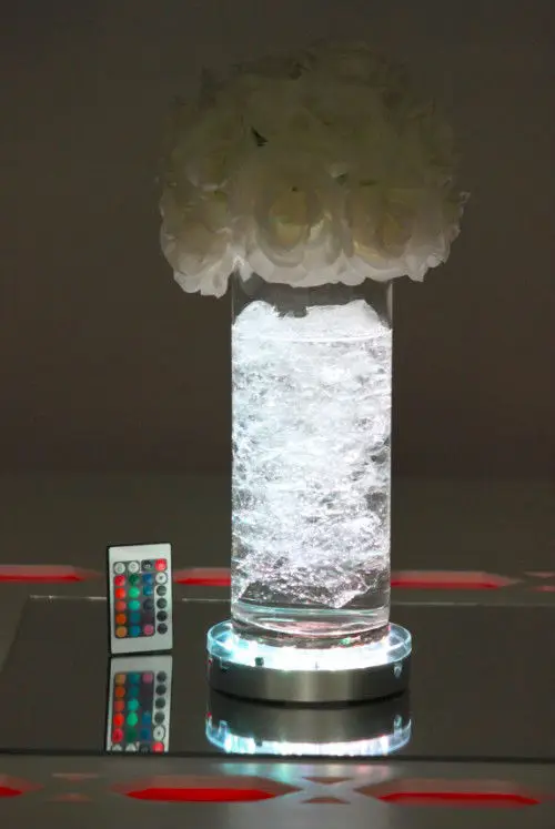Centerpiece With Lights Remote Control