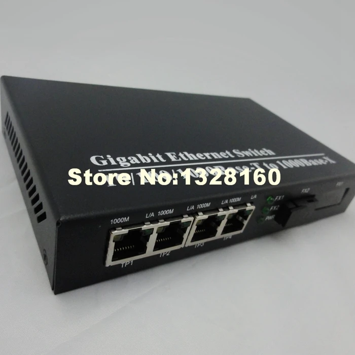 GE LAN switch 10/100/1000 Base T to 1000 Base X ,4*RJ45+ 1*SFP can use ...