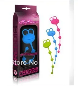 New 2.4*26cm Exotic Cute Frog Anal Beads Plug, G Spot Stimulator Butt ...