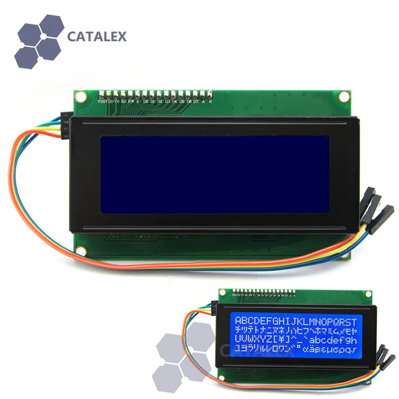 Buy I2c Iic Lcd 2004 Blue Display Module For Arduino Raspberry Pi Avr