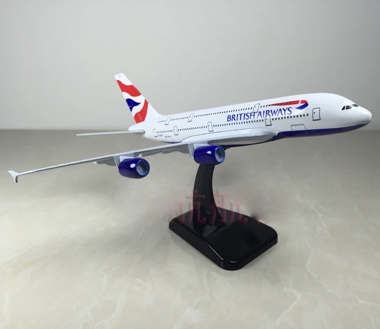 British Airways A380 Model Aircraft 1/400 Scale Gemini Jets Diecast ...