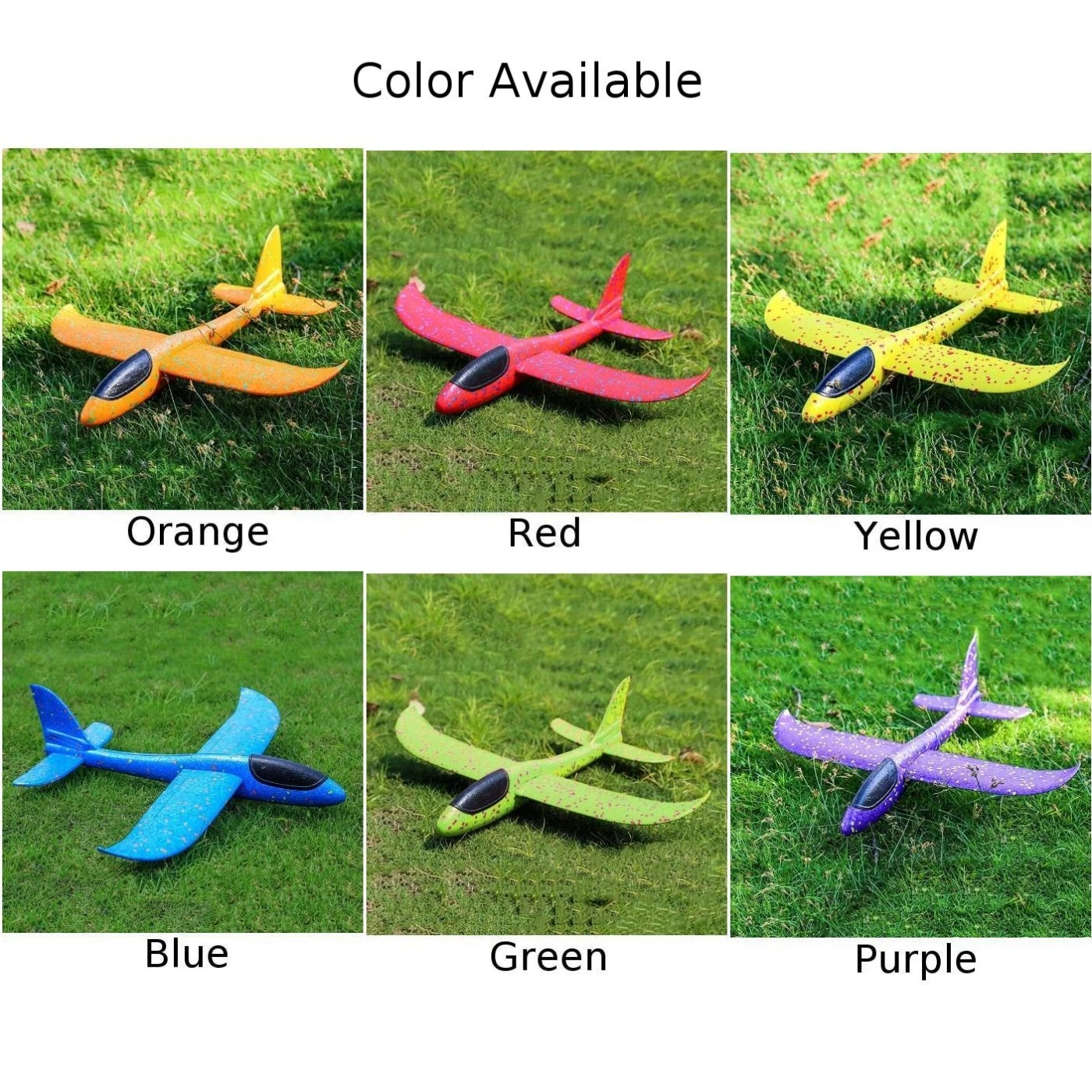 EPP Foam Hand Throw Airplane Outdoor Launch Glider Plane Kids Gift Toy ...