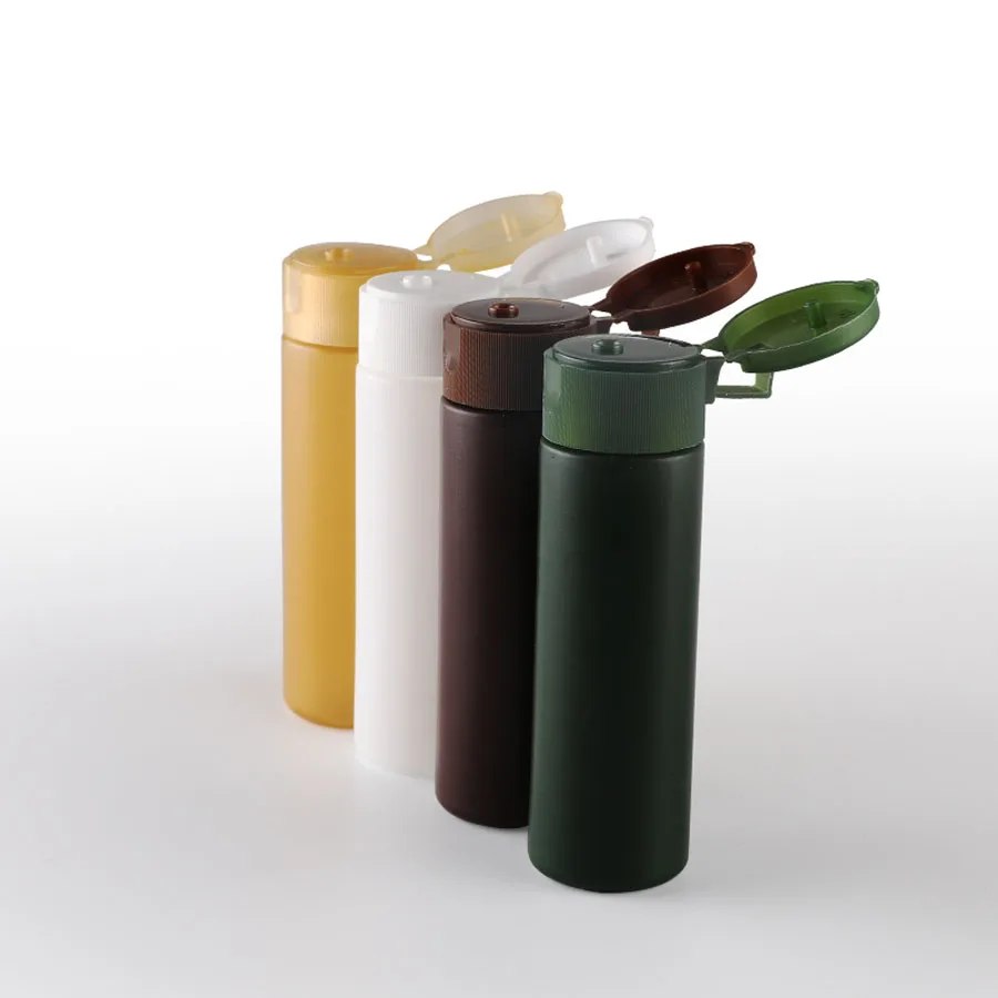 50 x 30ml Refillable Green White Yellow Amber Pet Plastic Cream Bottle ...