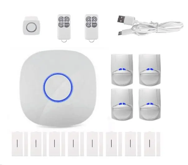 433Mhz Wireless GSM Alarm System APP Remote Control|Alarm Host ...