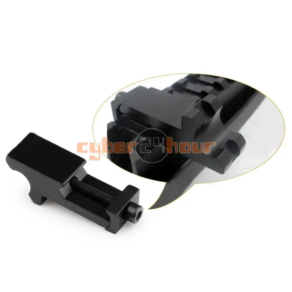 VERY100 NEW 45 Degree Tactical Angle Offset Side Rail Scope Mount 20mm ...