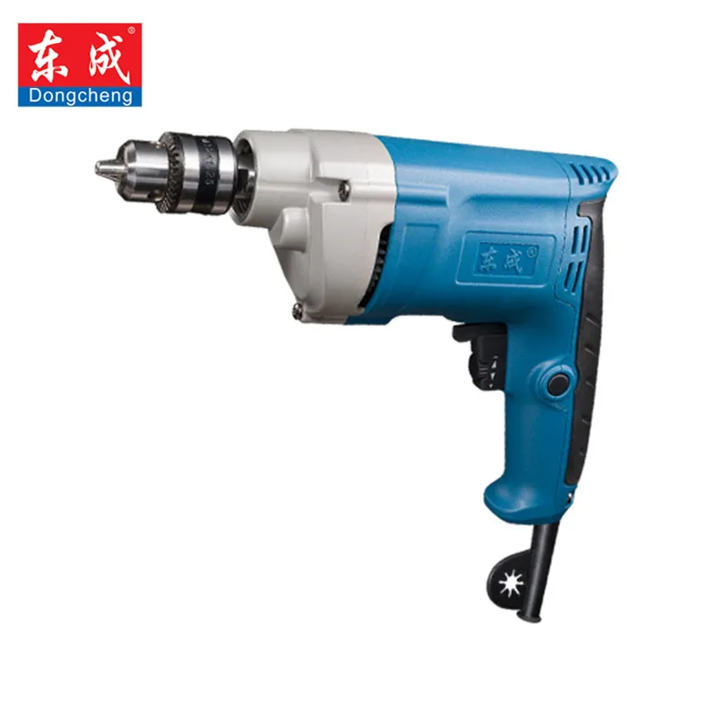 Dongcheng 220v 500w Electric Drill Screwdriver Tool Set Keyless Chuck