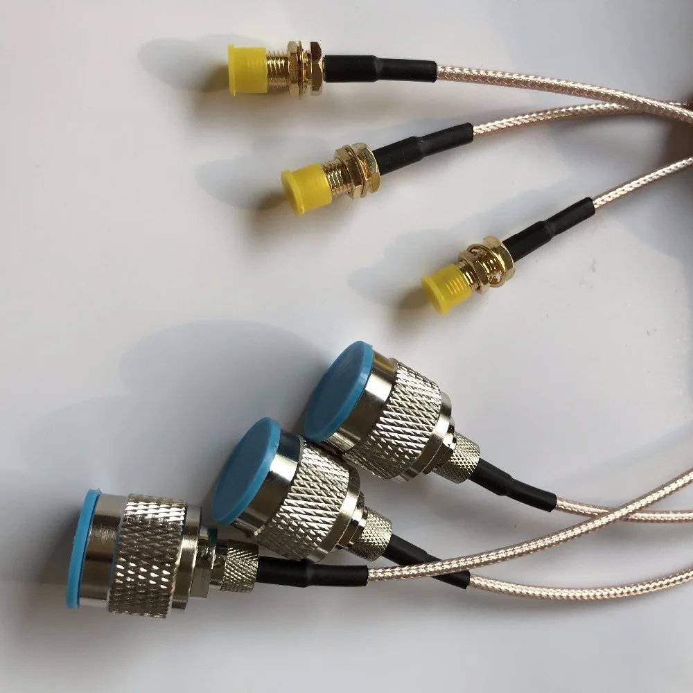 3pcs 30cm Extend the antenna feed line to convert the N type male to ...