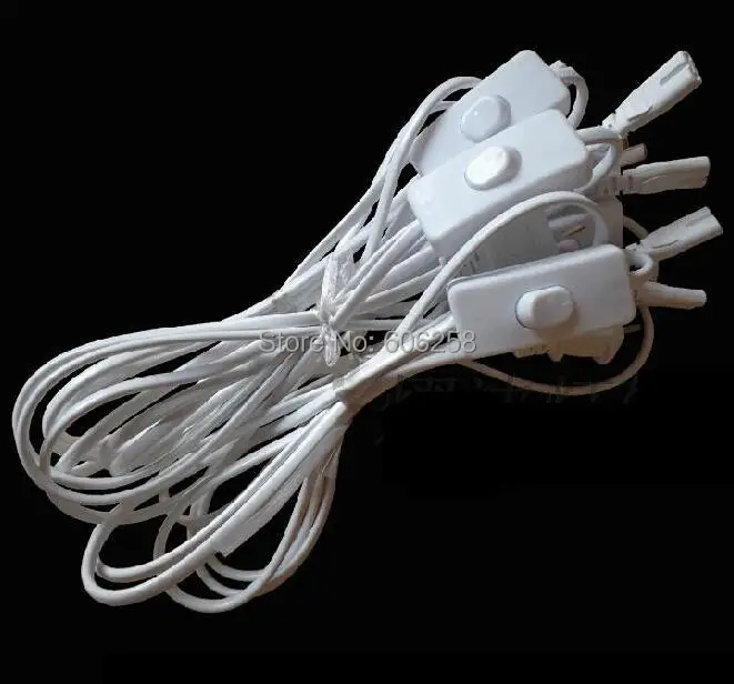T5 T8 Led Tube Wire Connector With Switch Power Cord Extension Cord Led