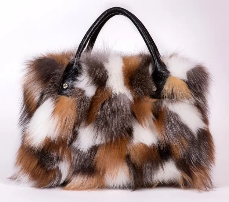 Luxry-Real-Fox-Fur-Women-Handbags-Genuine-leather-Newest-Party ...