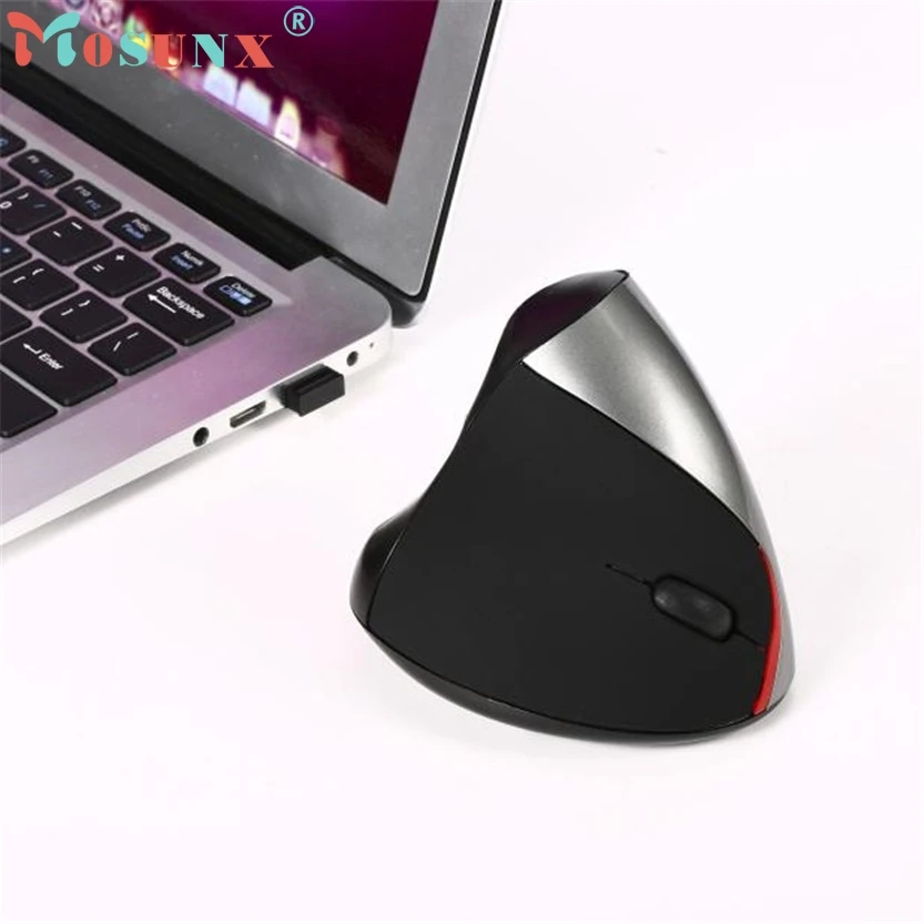 Del 2.4GHz Wireless Ergonomic Design Vertical 2400DPI USB Mice Mouse ...