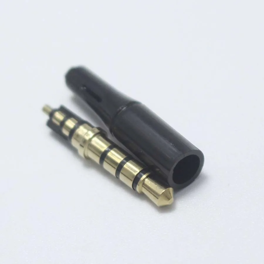 2pcs 3.5mm 3pole 4pole 5pole Stereo Headset Jack Plug 3.5 audio plugs ...