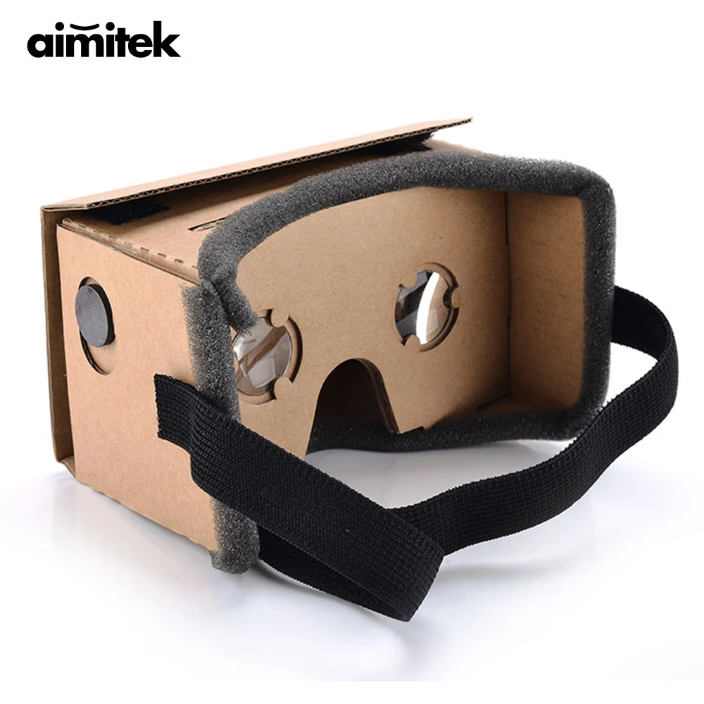 Aimitek Virtual Reality Glasses Google Cardboard Glasses 3D VR Box ...