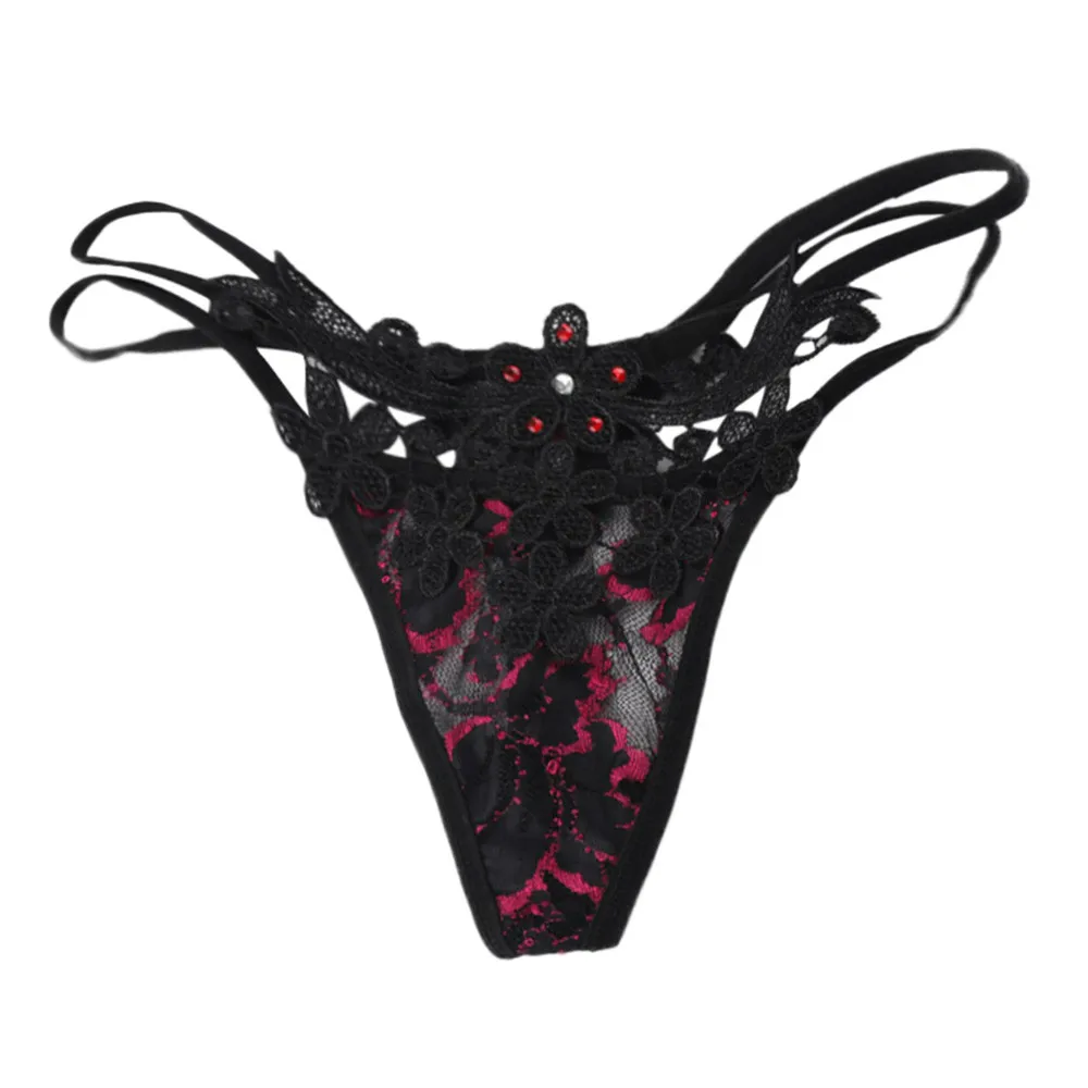 New Arrive Women Sexy Opening Crotch Panties Ladies Flower Lace Female