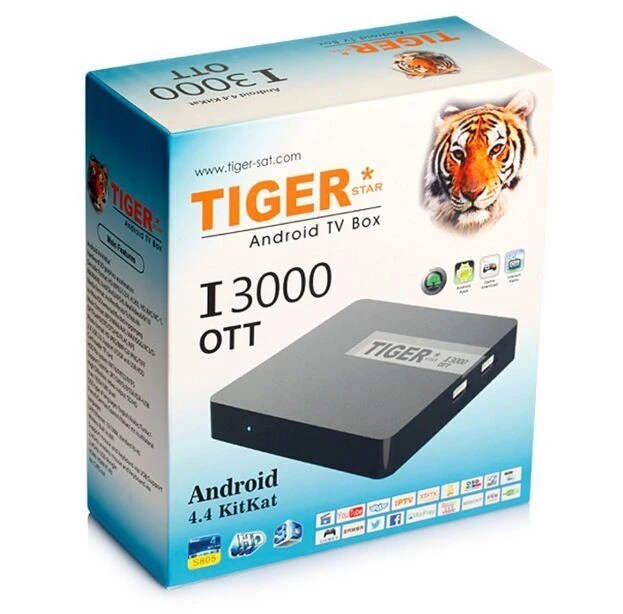 Tiger Star I3000 OTT Android TV box arabic iptv channels over 700 ...