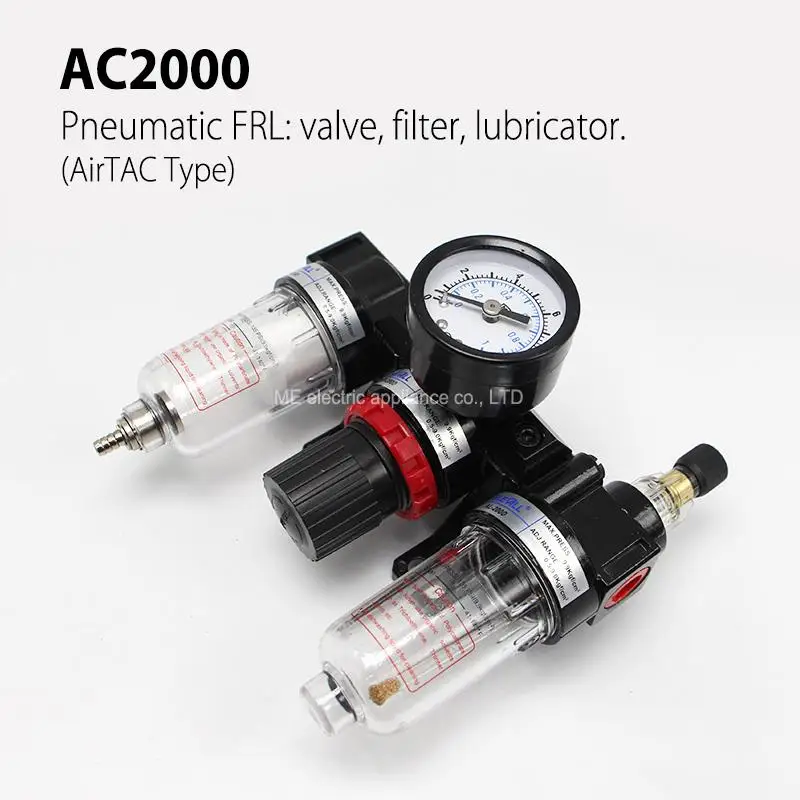 AC2000-Pneumatic-FRL-1-4-Air-Service-Unit-Air-TAC-TYPE-Pressure ...