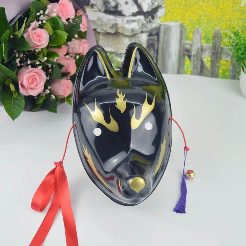 Hand Painted Fox Mask Endulge Japanese Cartoon Pvc Mask