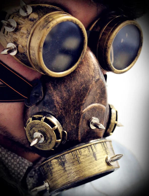 Mens womens boy steampunk faux leather dark doctor unique medieval ...