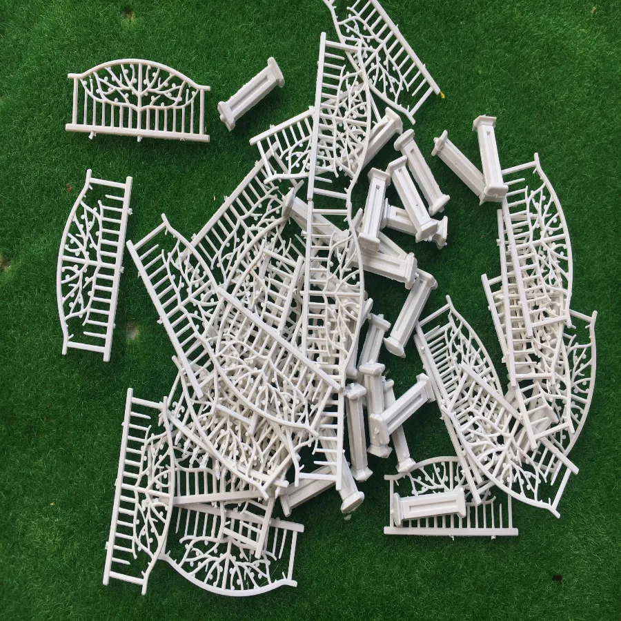 2 Meter Model Railway Building Fence Wall 1:200 HO OO Scale NEW for ...