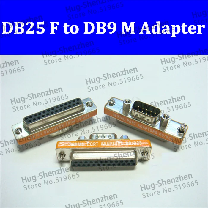 D-Sub DB9 9Pin Female To DB25 25Pin Female Molded Adapter