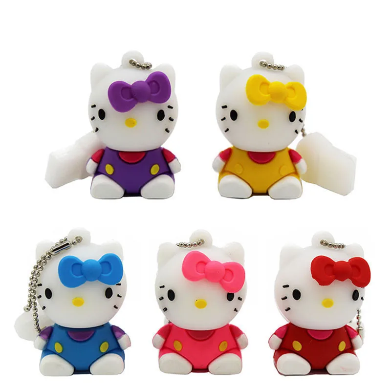 5 colour cute hello kitty USB Flash Drive 4GB 8GB 16GB 32GB 64GB ...