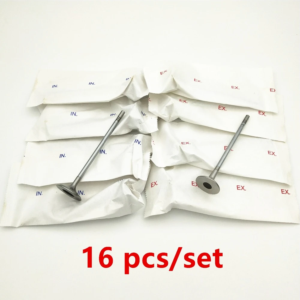 AshituAuto 16PCS/SET Original Quality Engine Intake / Exhaust Valve For ...