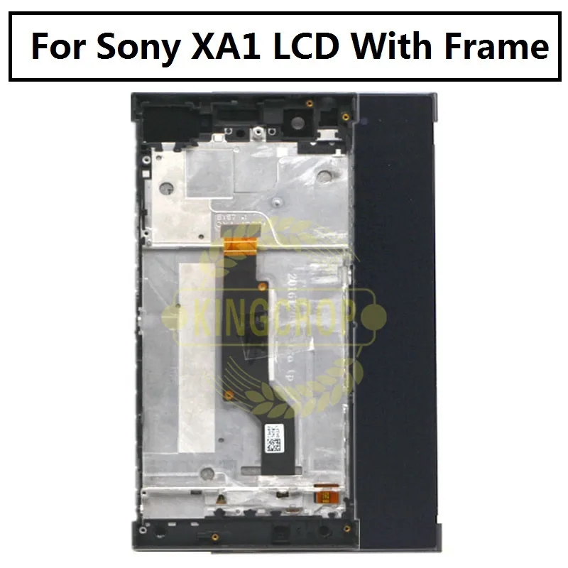For Sony Xperia Xa1 G3116 G3123 Lcd Display Touch Screen Digitizer Assembly With Frame ...