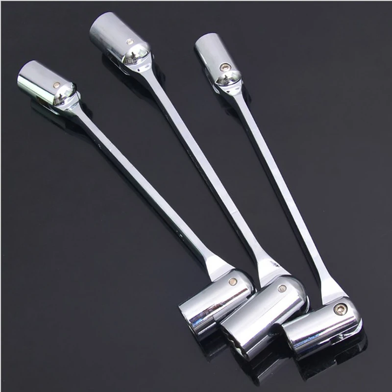 Metric Double 12 point PT Swivel Head Flexible Socket Wrench Spanner ...