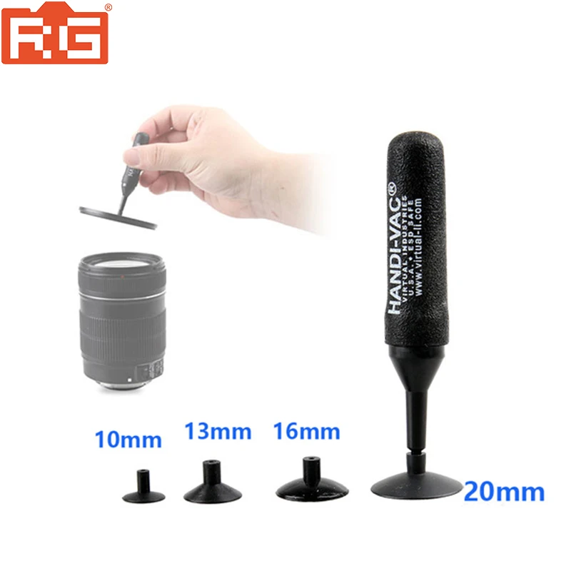 Lens sucker Tool Lens Picking and Suction Lens Suction Cup 4 Tips (10mm ...