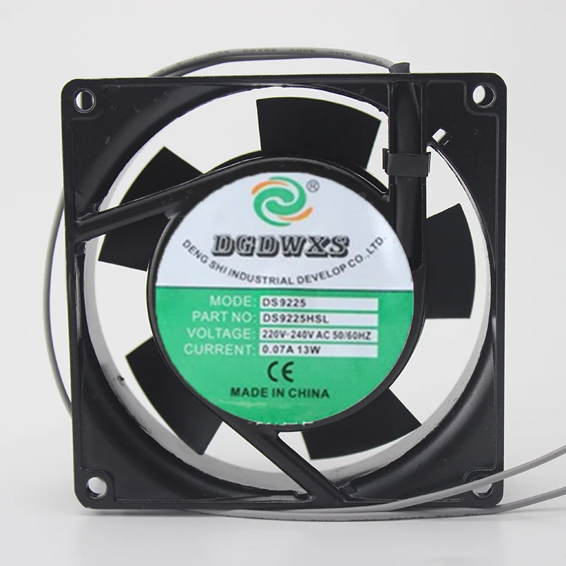 Original DS9225HSL 220V-240V 9025 0.07A 13W cooling fan - Onestopfan.com