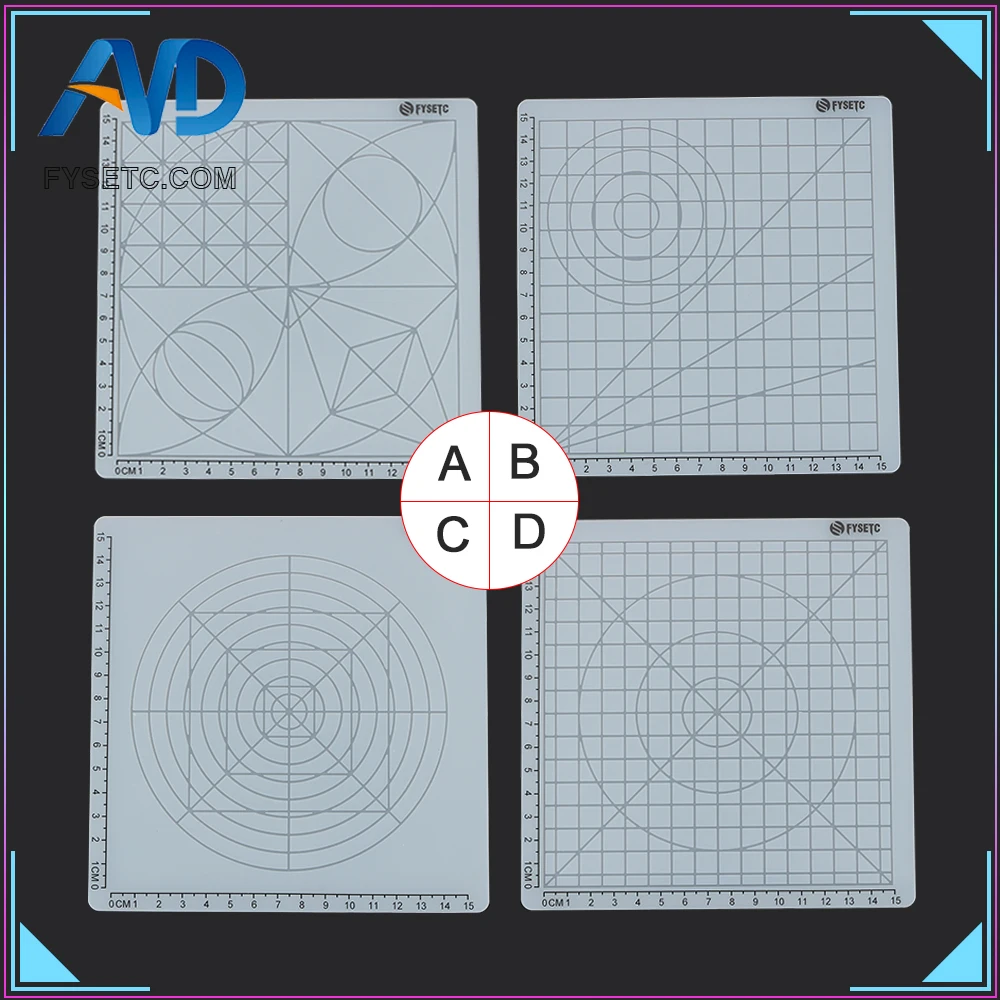 White-Multi-Purpose-3D-Design-Silicone-Mat-Basic-Template-Kids-Gift-3D ...