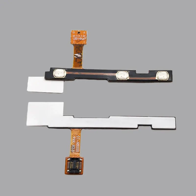 10pcs/lot Power On Off & Volume Button Switch Flex Cable For Samsung Galaxy Note 10.1 N8000 ...