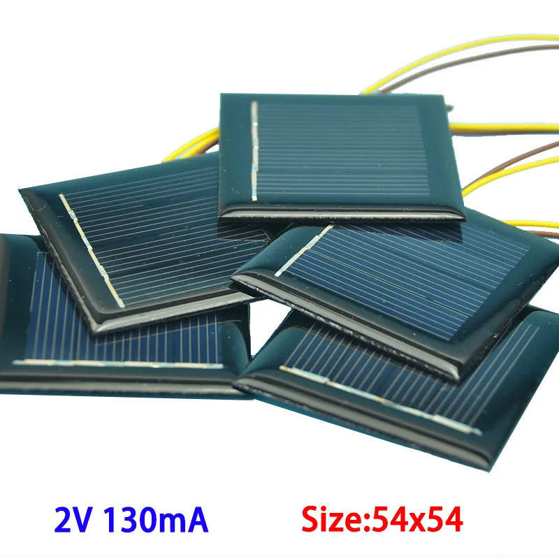 10pcs-pack-2V-130MA-Epoxy-Polycrystalline-solar-panel-strip-line-15CM ...