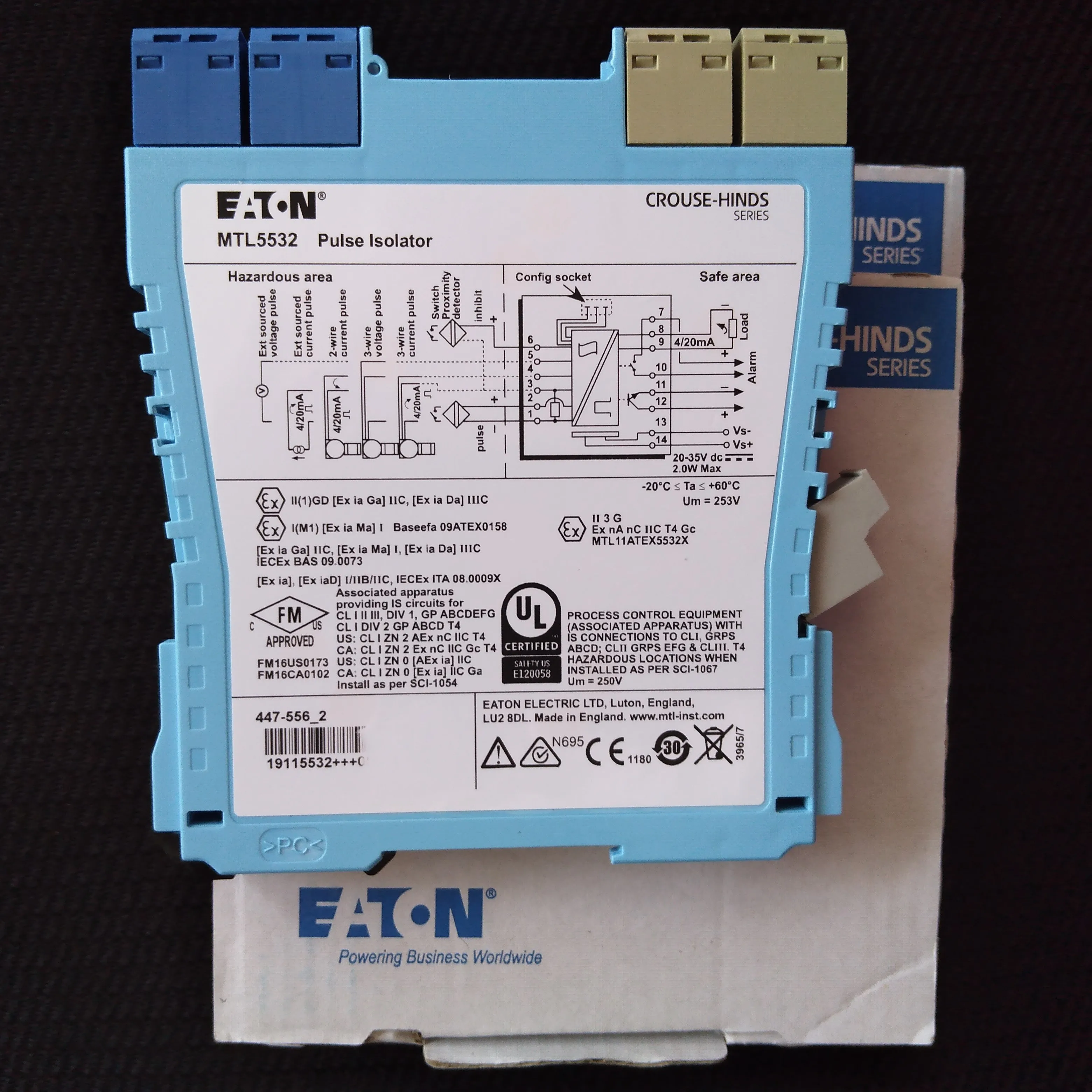 MTL5532 импульсный изолятор