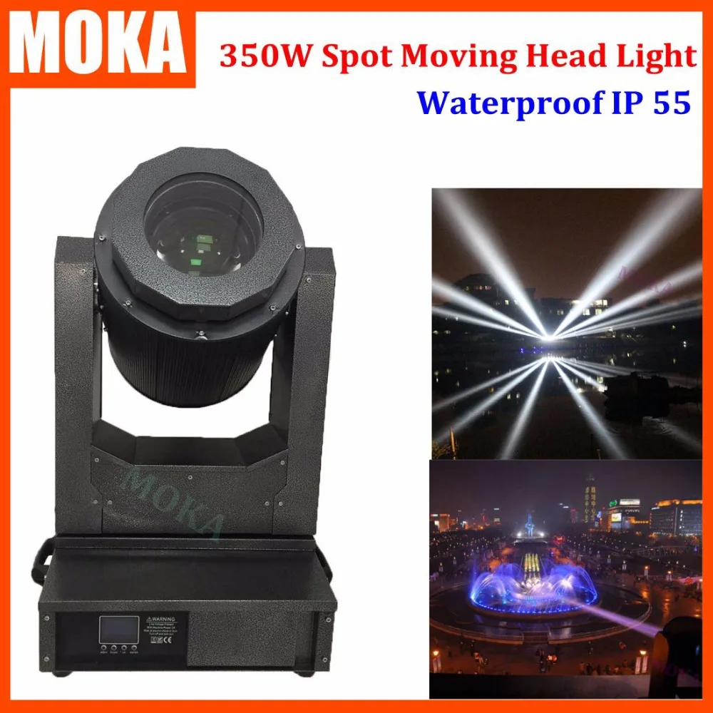 1 Pcs Waterproof Led Super Beam Moving Head Light Dmx Led Gobo Light 17r 350w Outdoor Moving