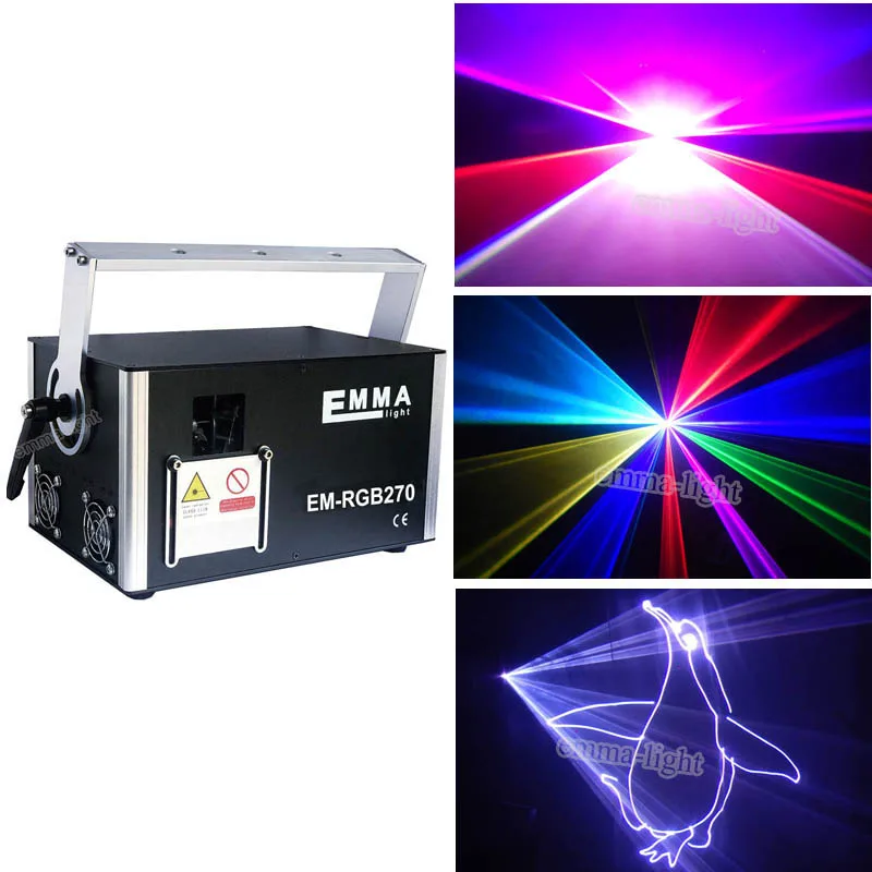 5 watt RGB 3D Laser Light Show 5000MW RGB Laser Projector With 3D ...