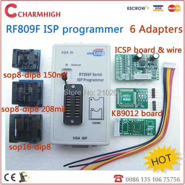 Offline board KB9012 + VGA LCD ISP programmer RT809F ISP Programmer ... Offline board KB9012 + VGA LCD ISP programmer RT809F ISP Programmer ...