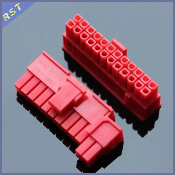 24(20+4)Pin ATX Power Extention Cable Female White Connector + 24pcs ...