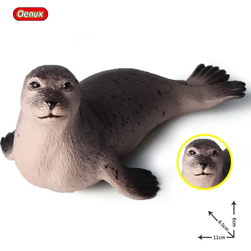 Children Simulation Toys Sea World Life Home Decoration Solid PVC Seal ...