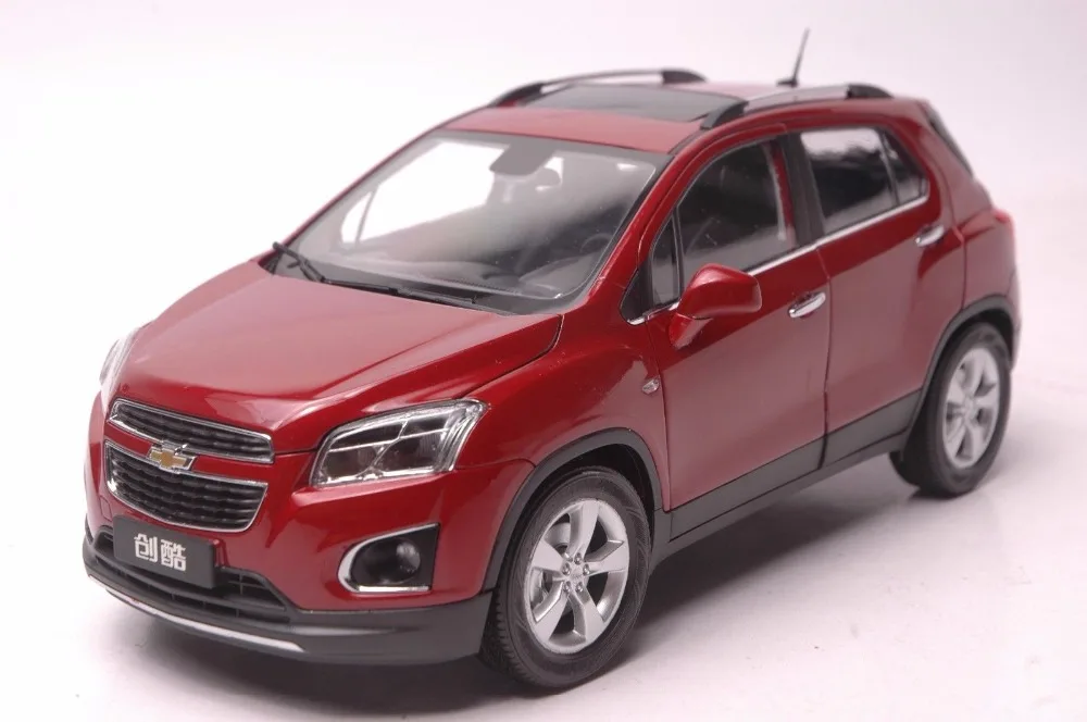 Modelo fundida 1:18 para GM Cherolet Chevy TRAX rojo Mini SUVAlloy ...