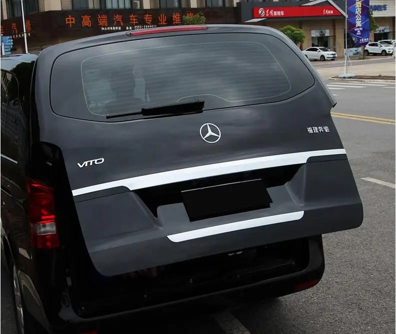 Jioyng Above & Below Rear Trunk Door Lid Cover Trims For Mercedes-benz ...