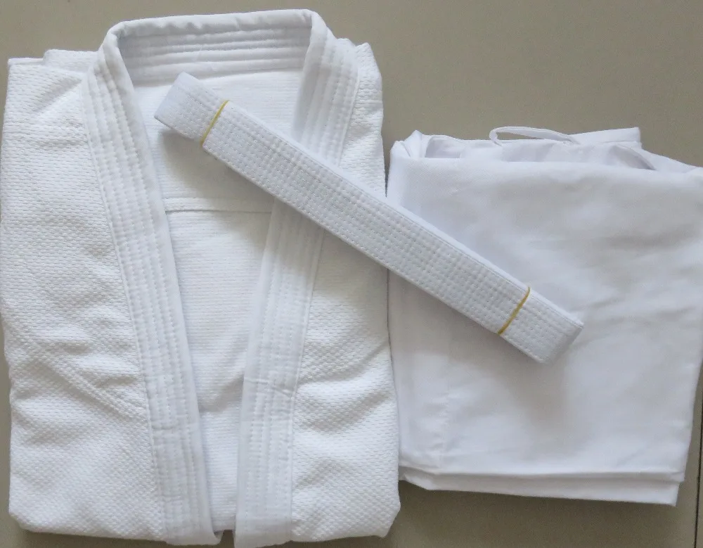 100% cotton jujitsu training suits International standard judo clothing ...