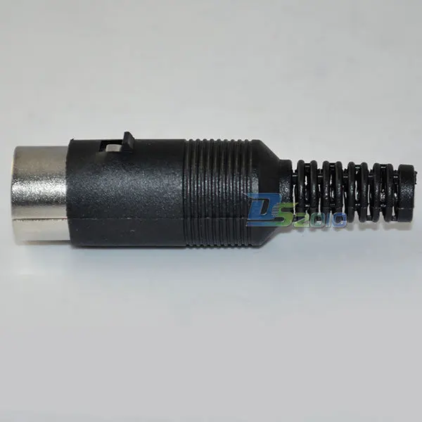 High Quality Brand New DIN male Plug Cable Connector 6 Pin with Plastic ...